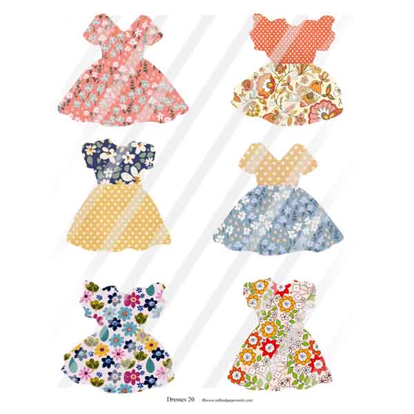 Dresses 20 Collage Sheet