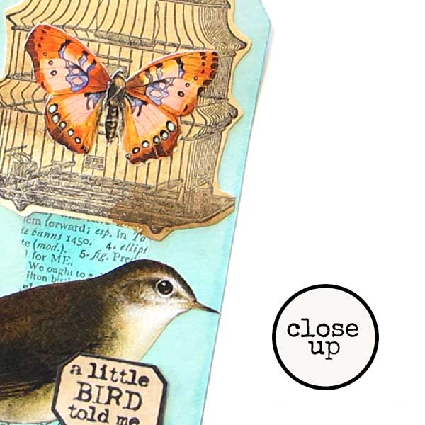 Bird Tags Collage Sheet 91