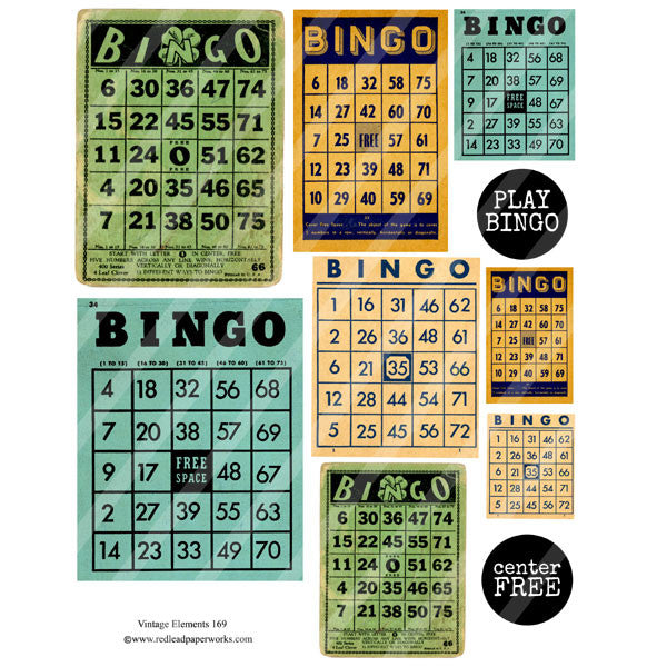 Bingo Collage Sheet